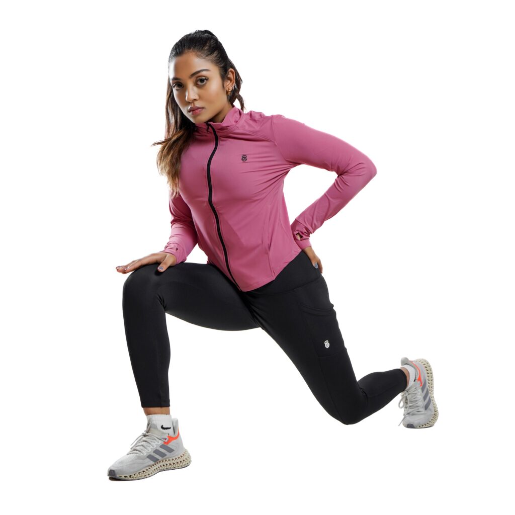 SheActive Athletic Training Jacket – Mauve – sheactive