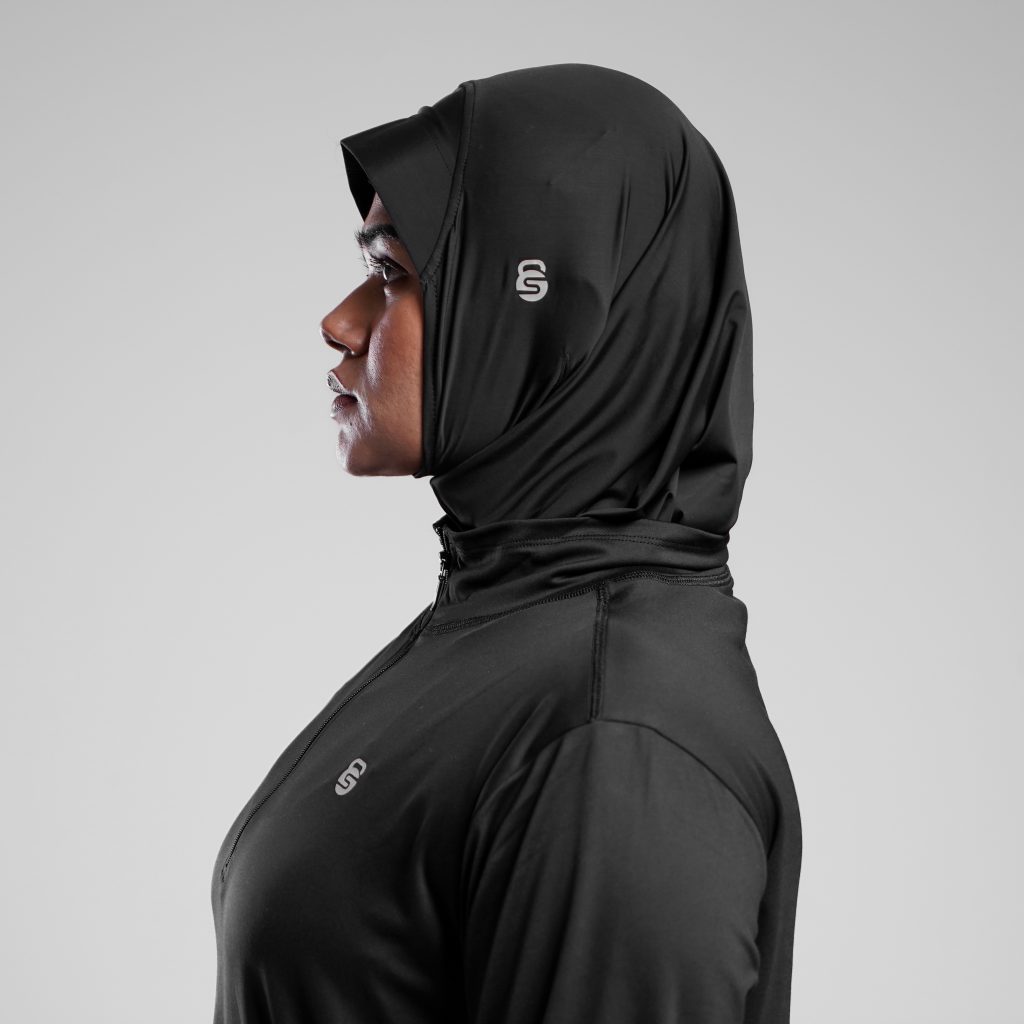 SheActive Sports Hijab – Black – sheactive